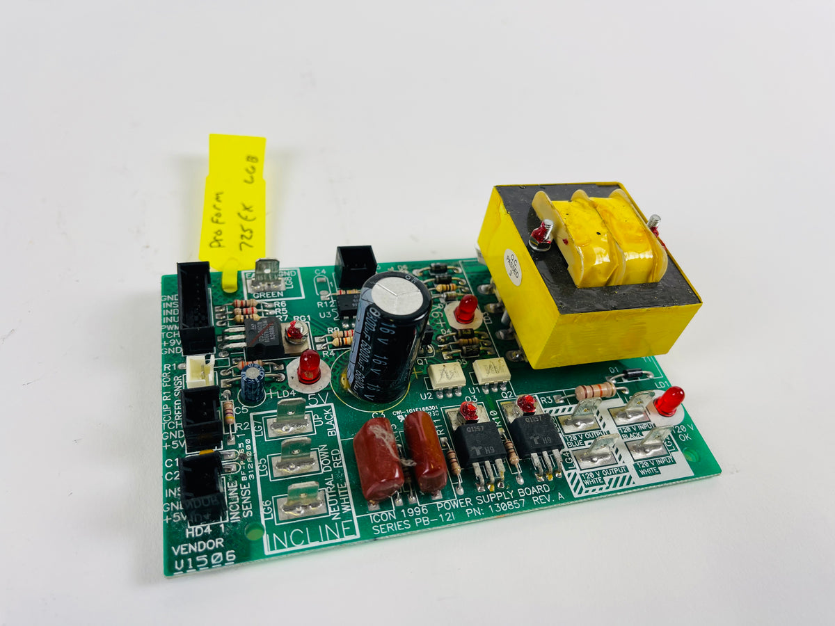Pro-Form 725EX 625EX EXP1000X Treadmill Power Supply Board 130857 (BP1