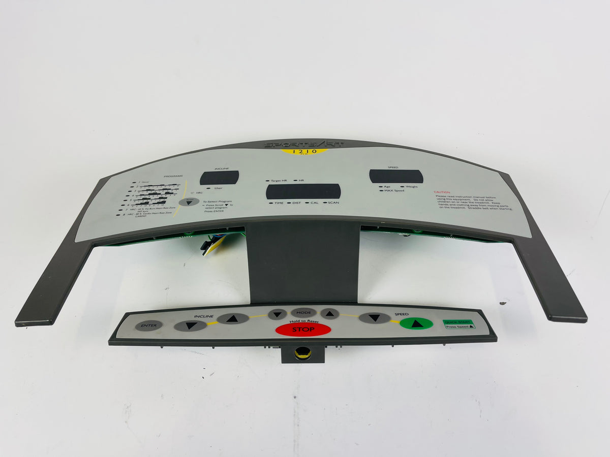 SportsArt 1210HR Treadmill Display Console Panel 1210-65 (CP142)