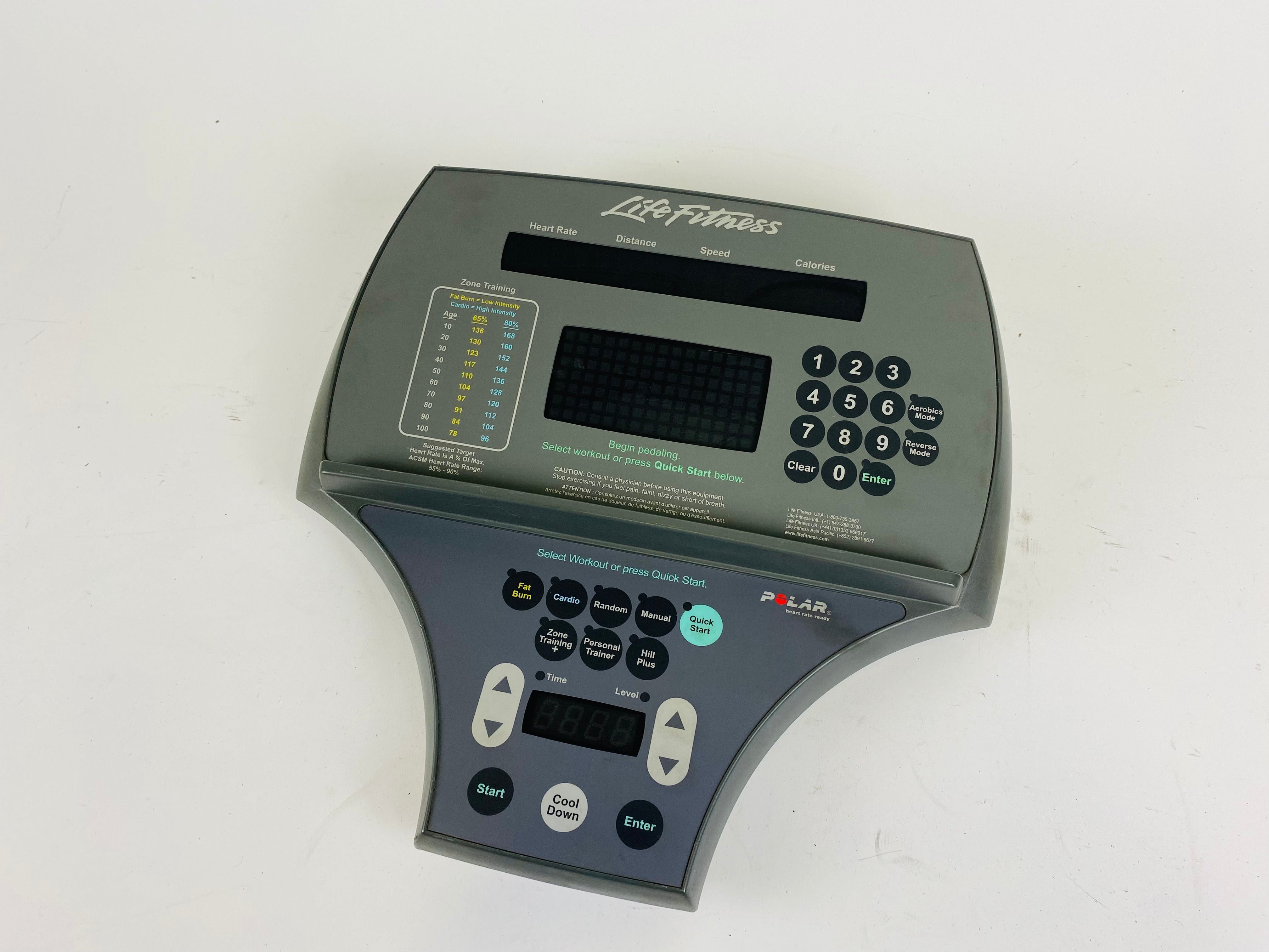 Life Fitness Upright Recumbent Bike Console Display 95ri 95ci (CP80 ...