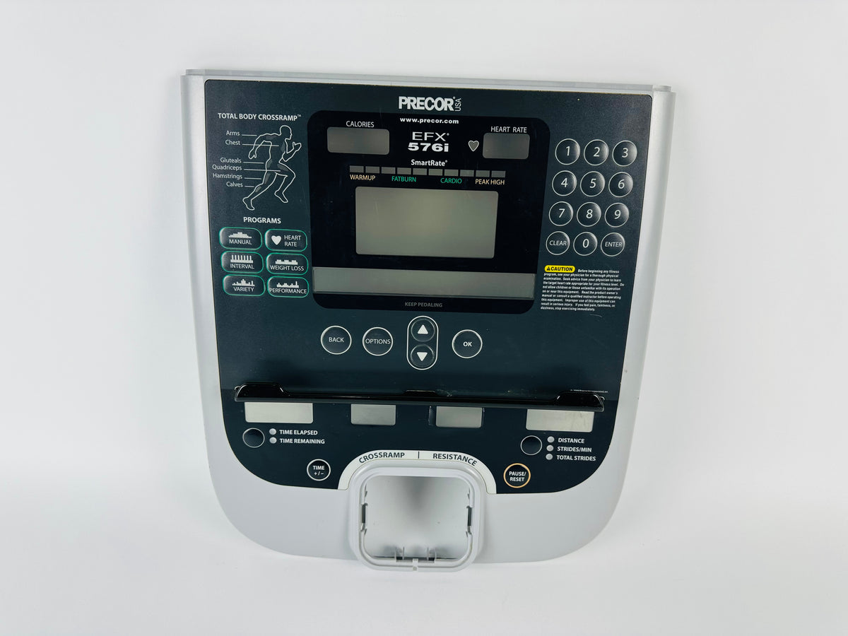 Precor EFX 576i Elliptical Console Overlay (KP23)