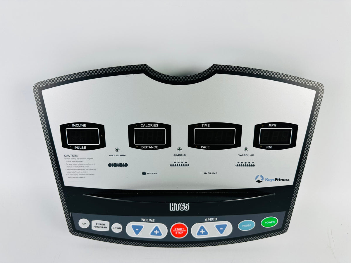 HealthTrainer HT65 Treadmill Display Console Panel (CP301)