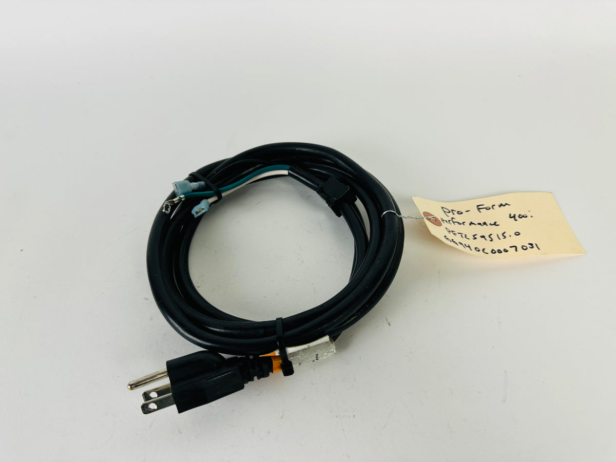 Pro-Form Performence 400i Treadmill Power Supply Cable Line Cord (SC42