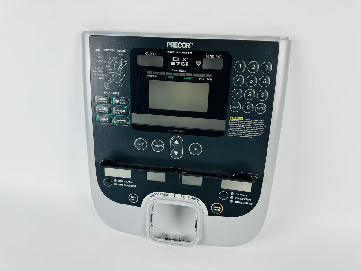 Precor EFX 576i Elliptical Console Overlay (KP23)