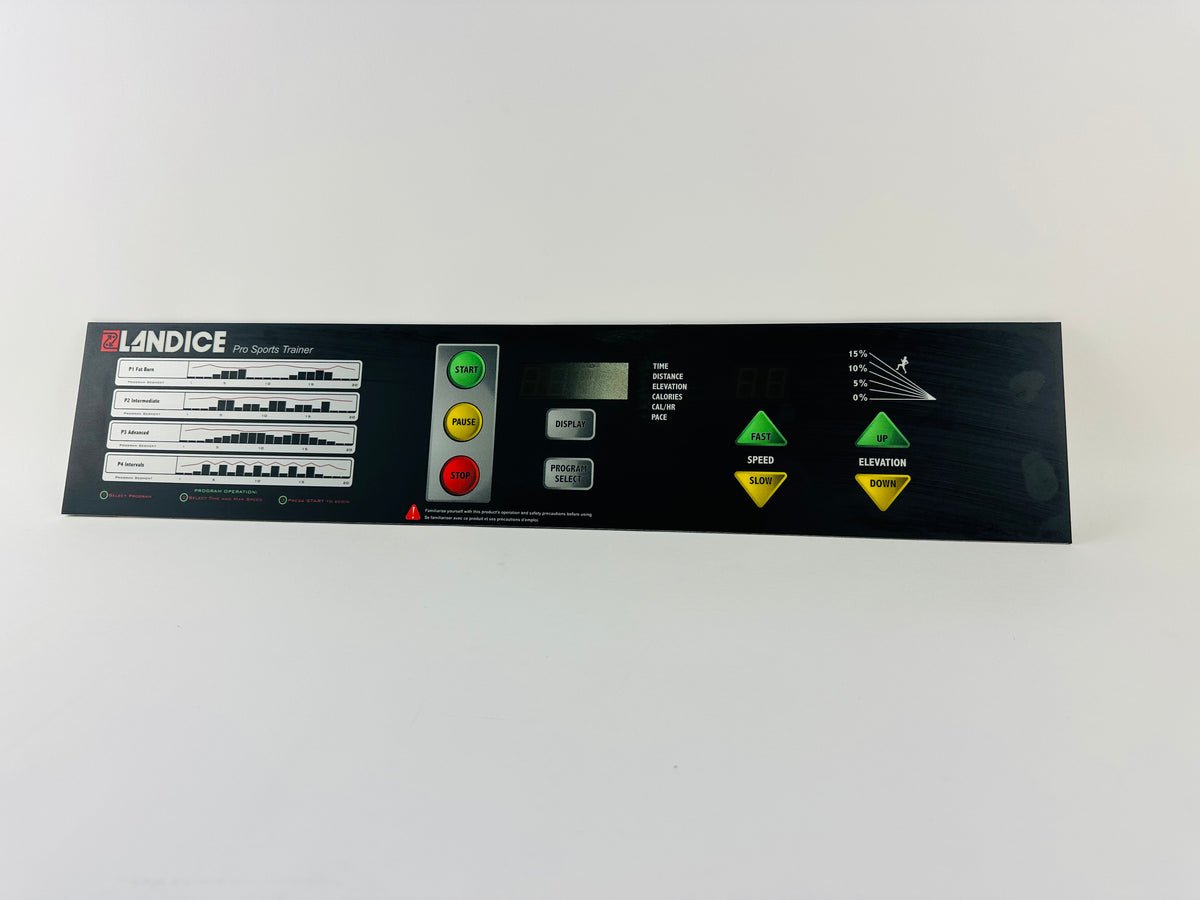 Landice L7 L8 L9 Treadmill Display Console Panel (CP236)