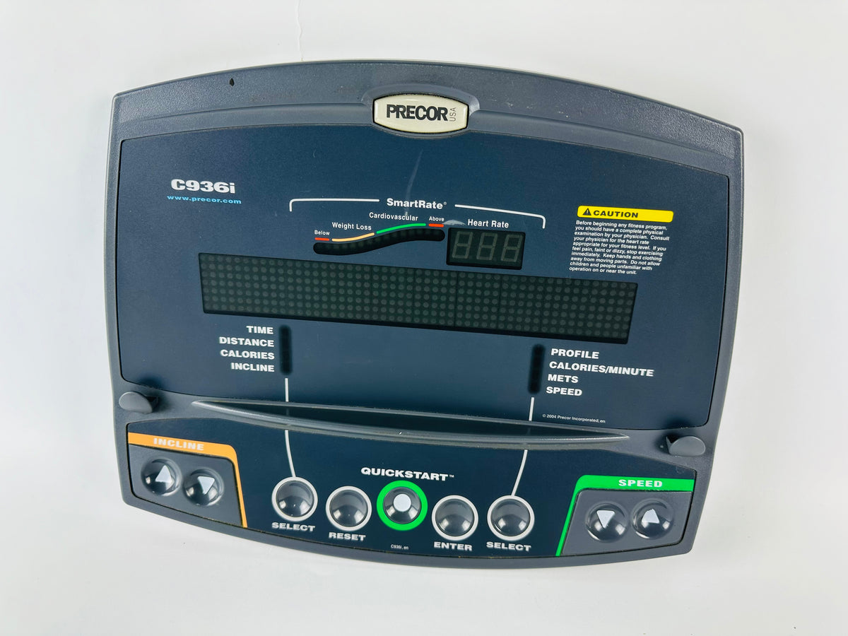 Precor 936i Treadmill Display Console Panel 48057-111 (CP364)